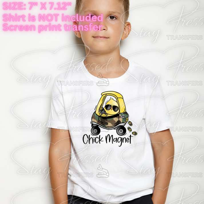 Chick Magnet - Screen Print Transfer – Press By Design